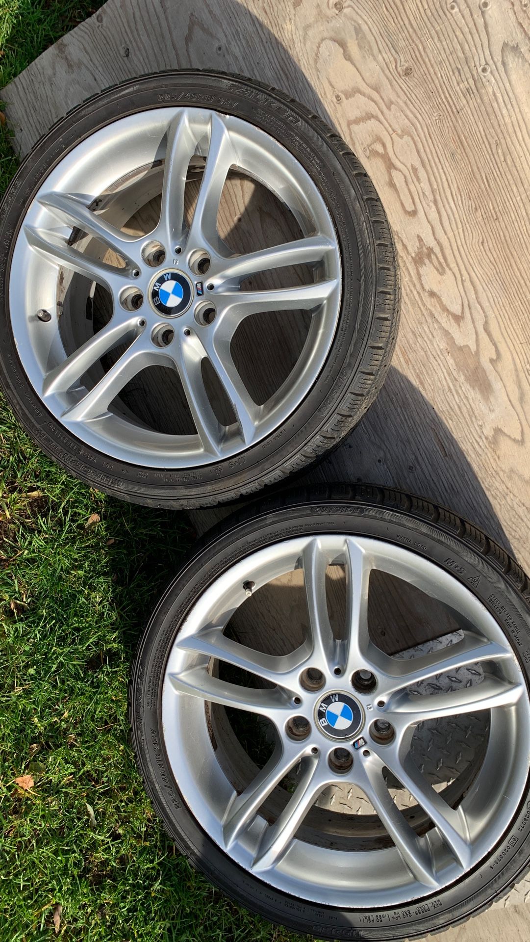 Bmw 135i M wheels an snow tires for Sale in Seattle, WA - OfferUp