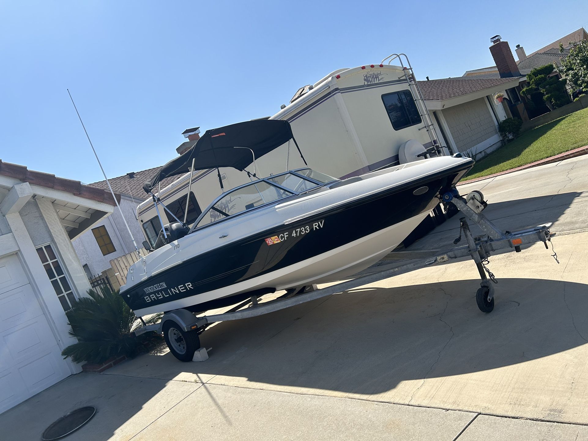 2013 19 Foot Bayliner 90hp Mercury 170 Bow Rider Boat for Sale in ...