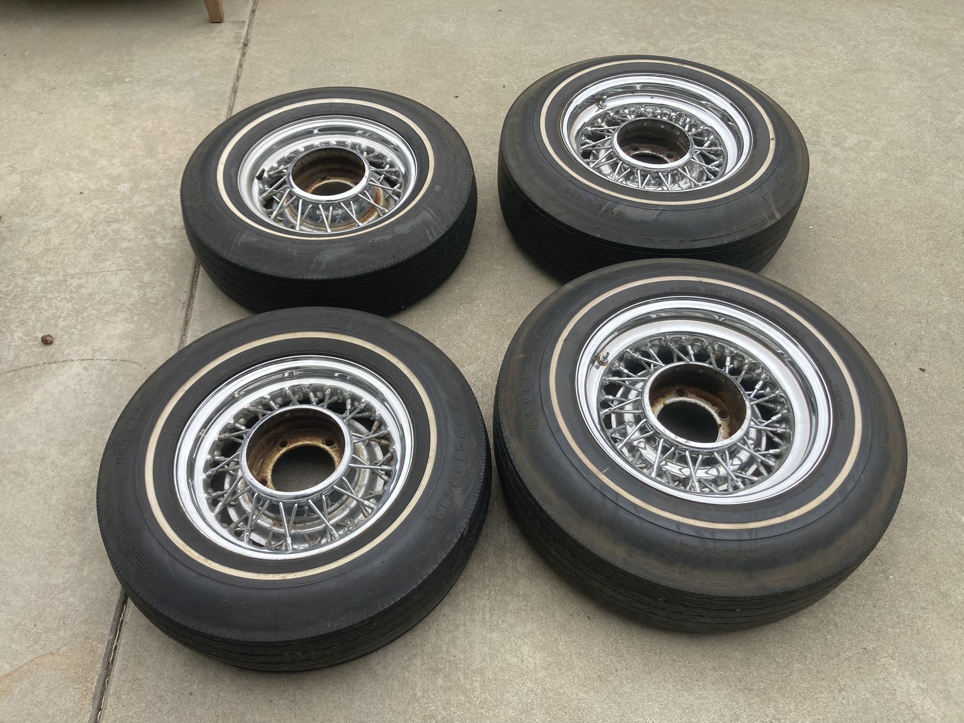 McLean Wheels And Wide Oval Tires for Sale in Covina, CA - OfferUp