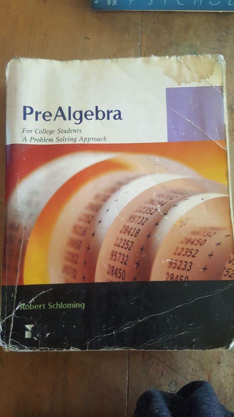College Pre Algebra Textbook