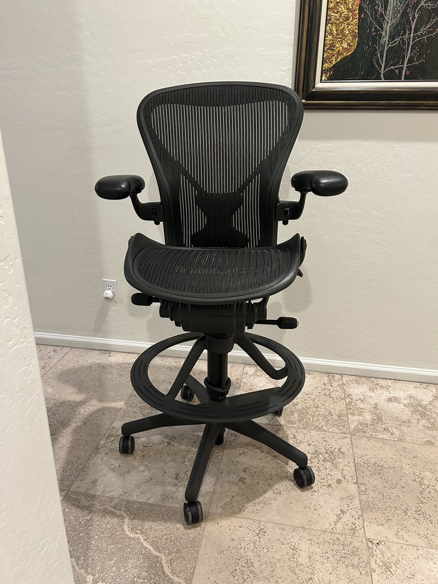 Aeron Herman Miller B Drafting Chair for Sale in Tempe, AZ - OfferUp
