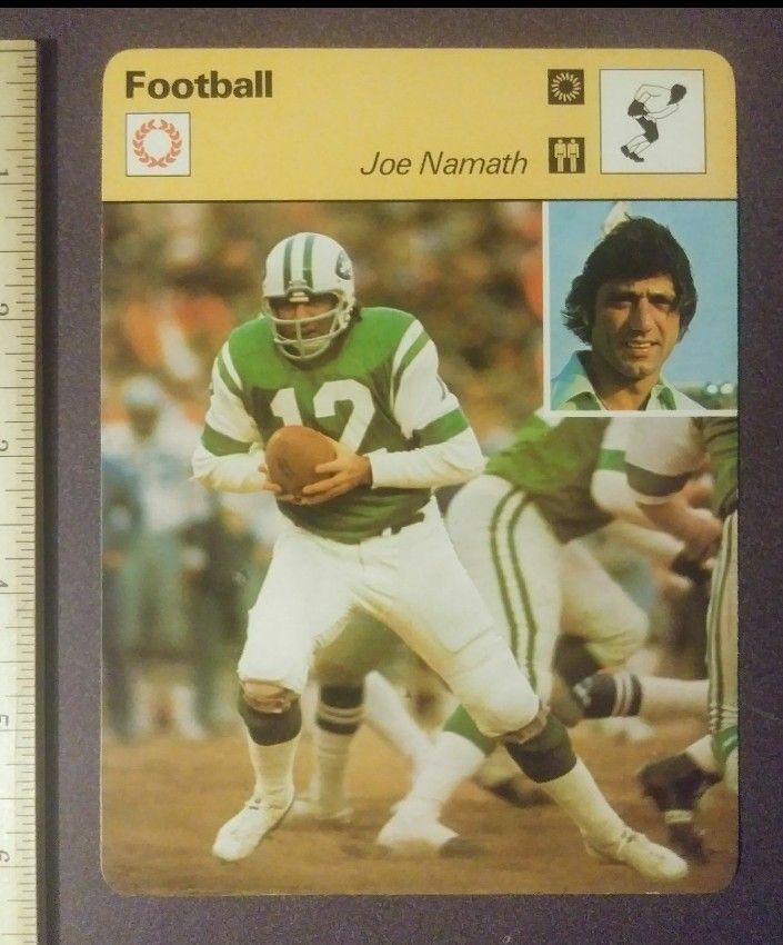 1977 Sportscaster Joe Namath New York Jets Quarterback Sport Photo ...