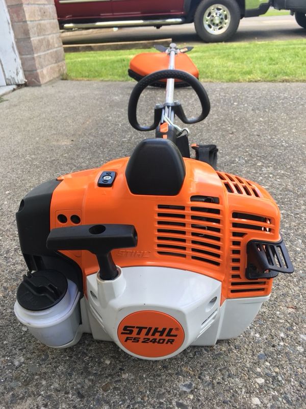 Stihl FS 240 R Commercial Heavy Duty - 38cc / Trimmer,with 3 knife ...