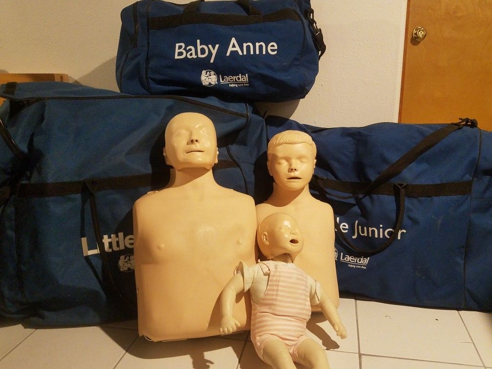Laerdal CPR Manikins- Complete set of 4 Adult, 4 Child, 3 Infant for ...