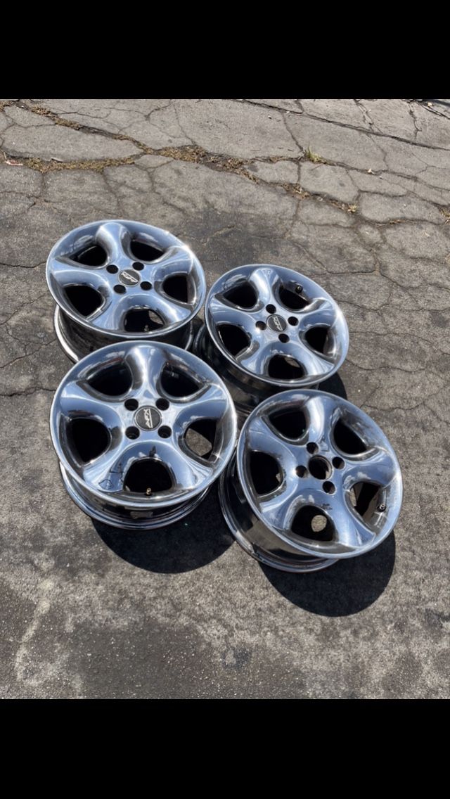 4 - 4x100 4x3.94 Chrome EMR 15x7 Honda Civic Fit Corolla Miata Xa Xb Ia ...