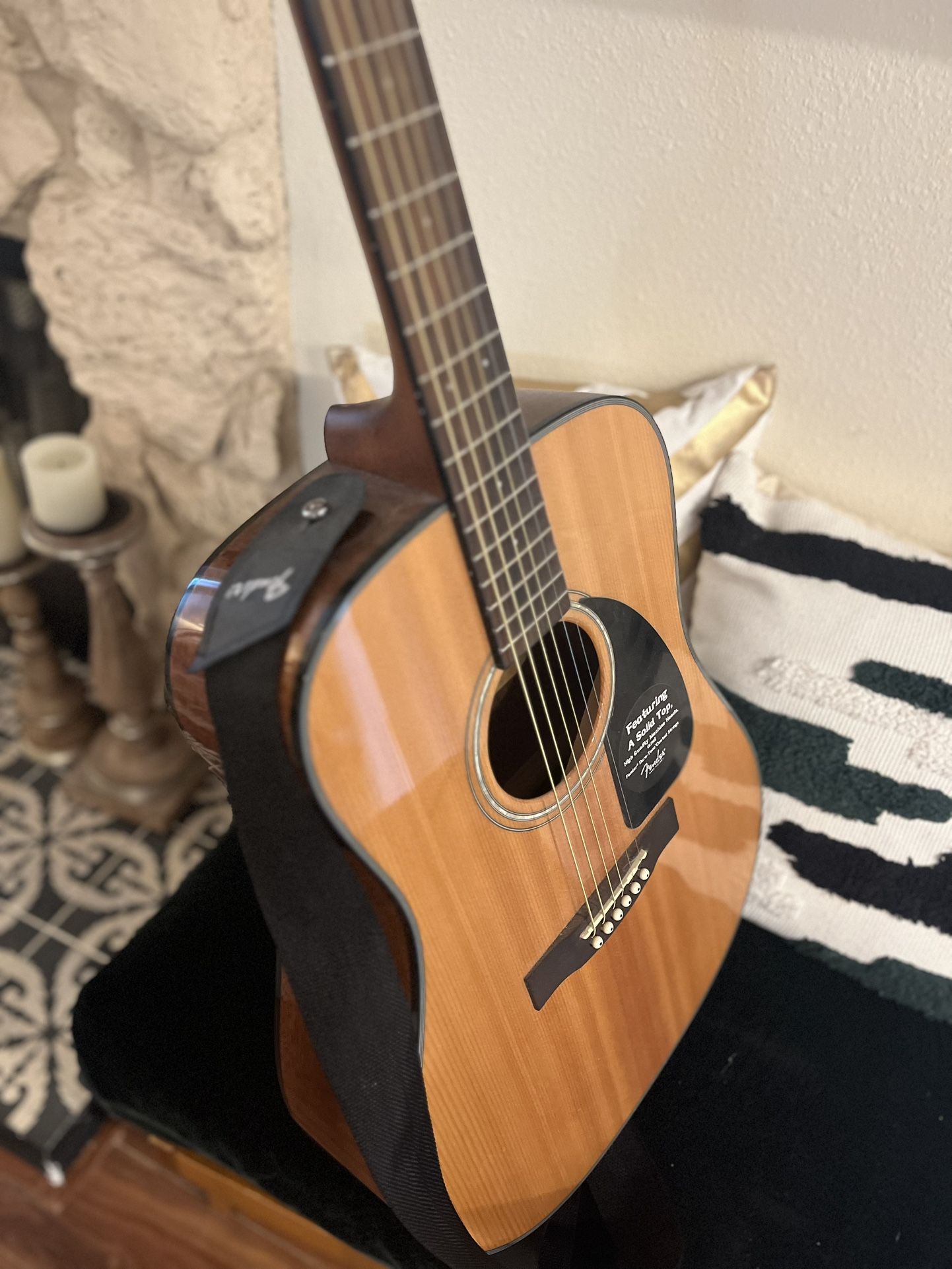 Fender Acoustic Guitar DG- 8S With strap for Sale in Renton, WA - OfferUp