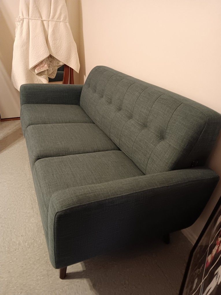 Teal 72" Bettie Sofa- Bob's Furinture for Sale in Escondido, CA - OfferUp