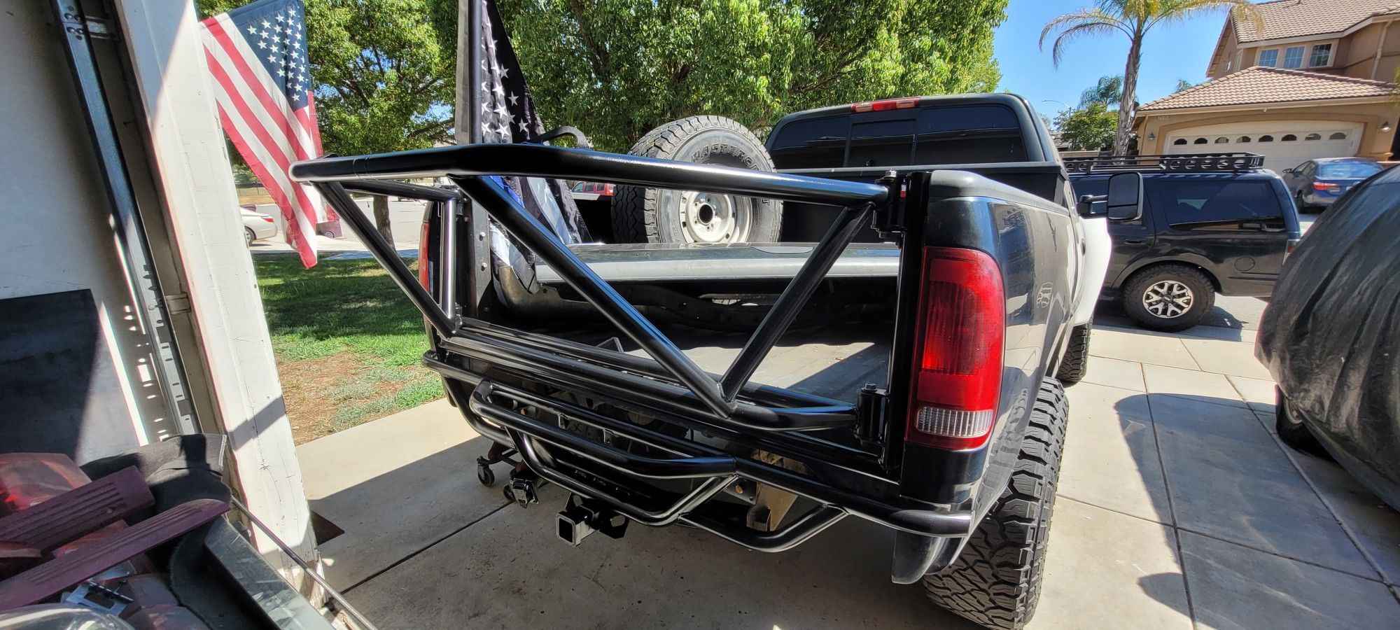 F150 Prerunner Style Tail Gate Swing Out Spare Tire Carrier for Sale in ...