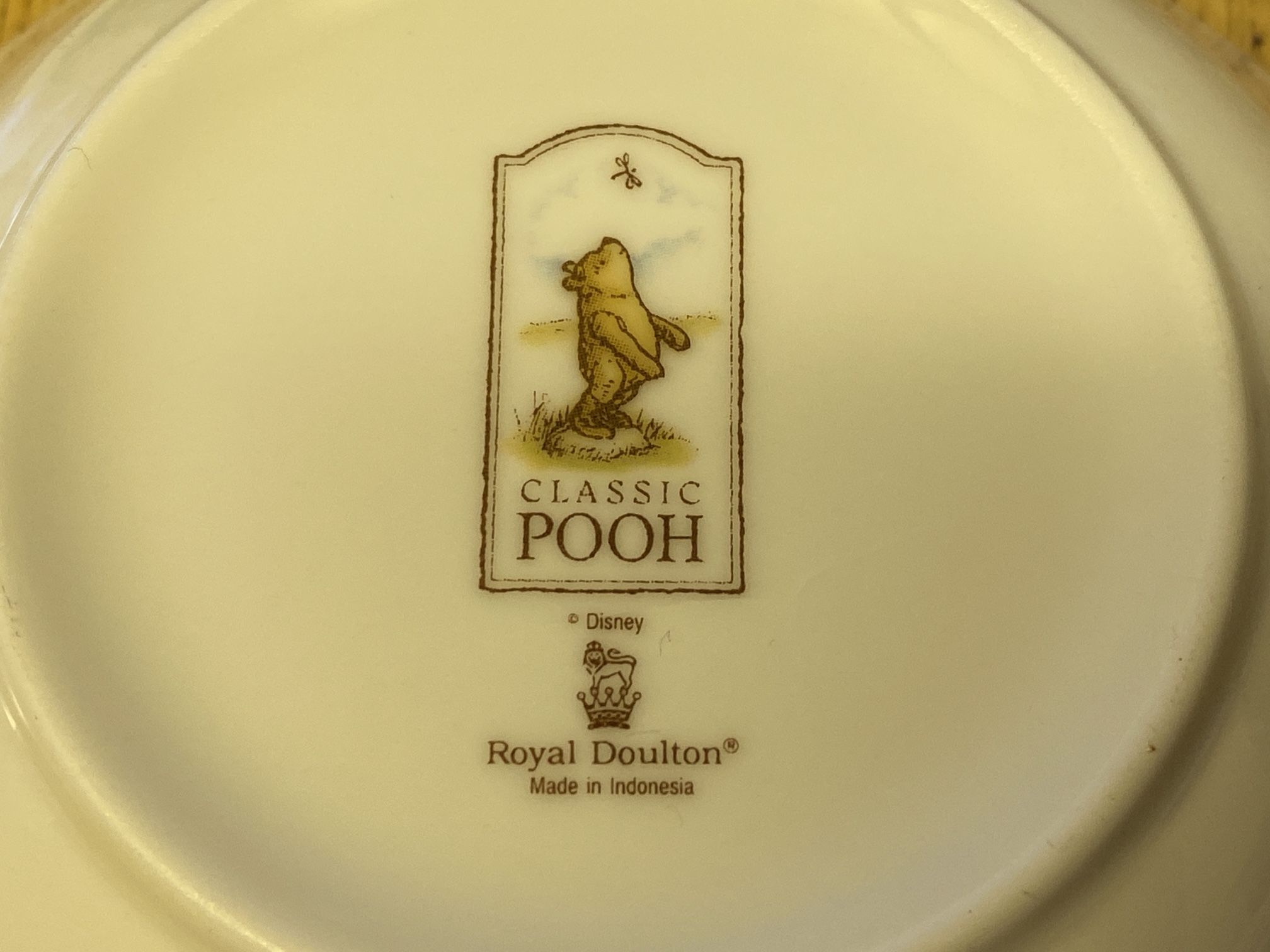 Royal Daulton - Vintage Classic Winnie The Pooh Childs Dish Set for ...