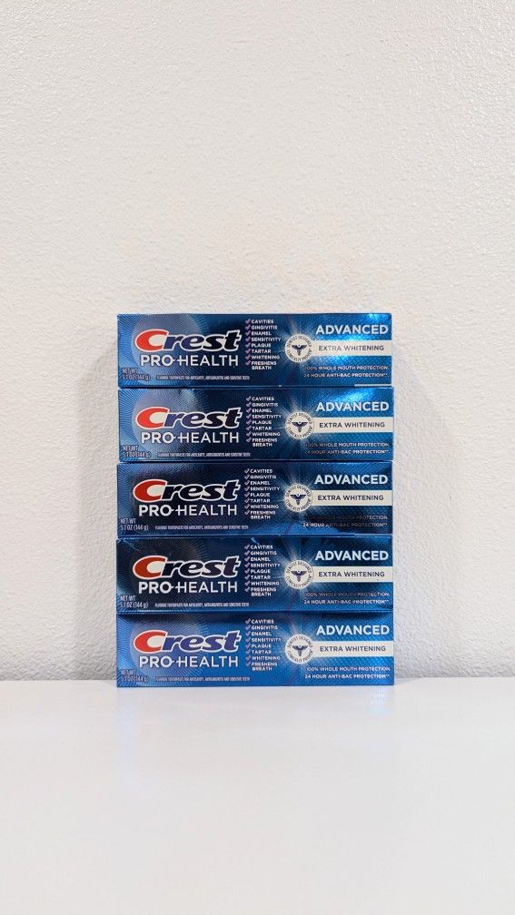 Crest Pro-health Advanced Extra Whitening Toothpaste, 5.1oz for Sale in Ontario, CA - OfferUp