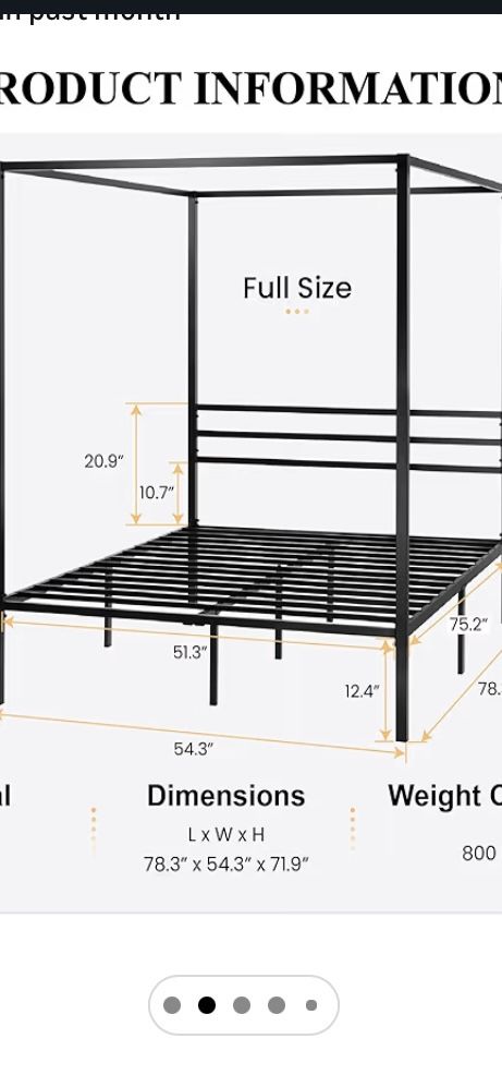 Full Size Metal Frame Bed frame for Sale in Downey, CA - OfferUp