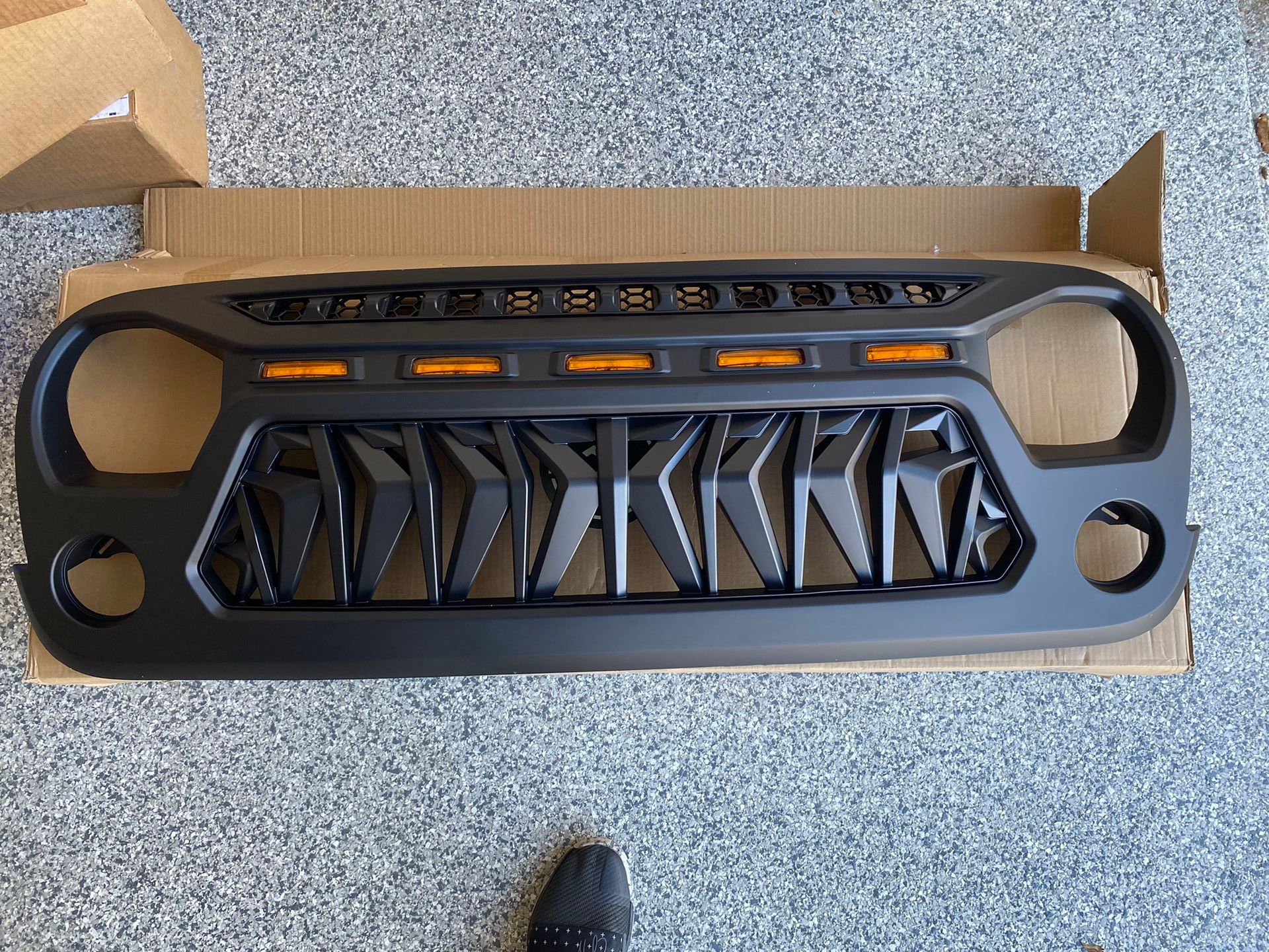 Jeep Grill Matte Black Led JP-GR0-15 for Sale in Goodyear, AZ - OfferUp