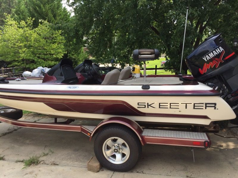 2008 skeeter bass boat Yamaha 150 vmax motor. Clean title for Sale in ...