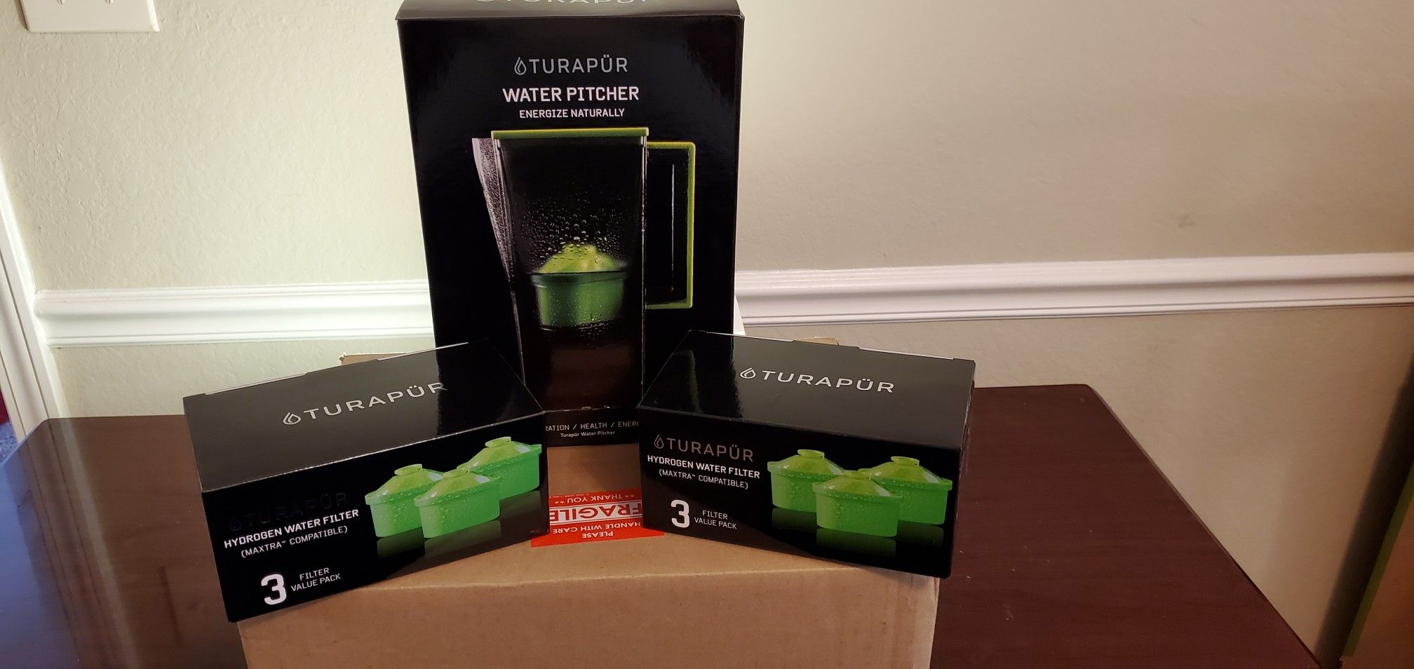Turapür Water Pitcher + 6 Hydrogen Filters! for Sale in Columbia, SC ...