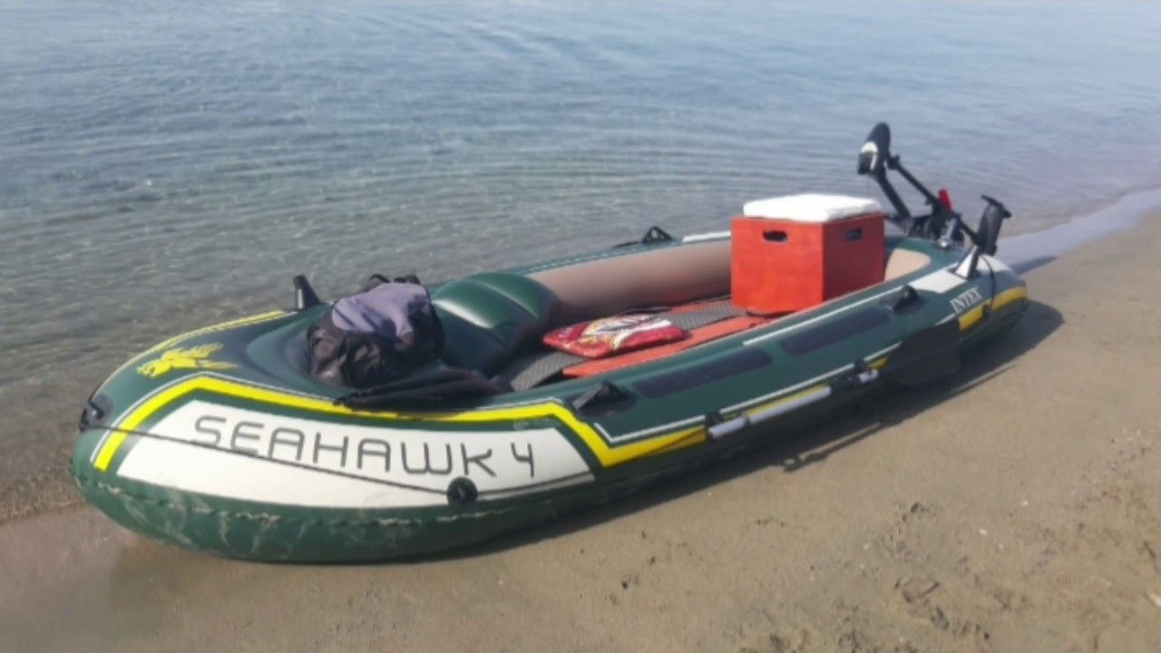 Intex Seahawk. Large Raft With Motor for Sale in Swansea, SC - OfferUp