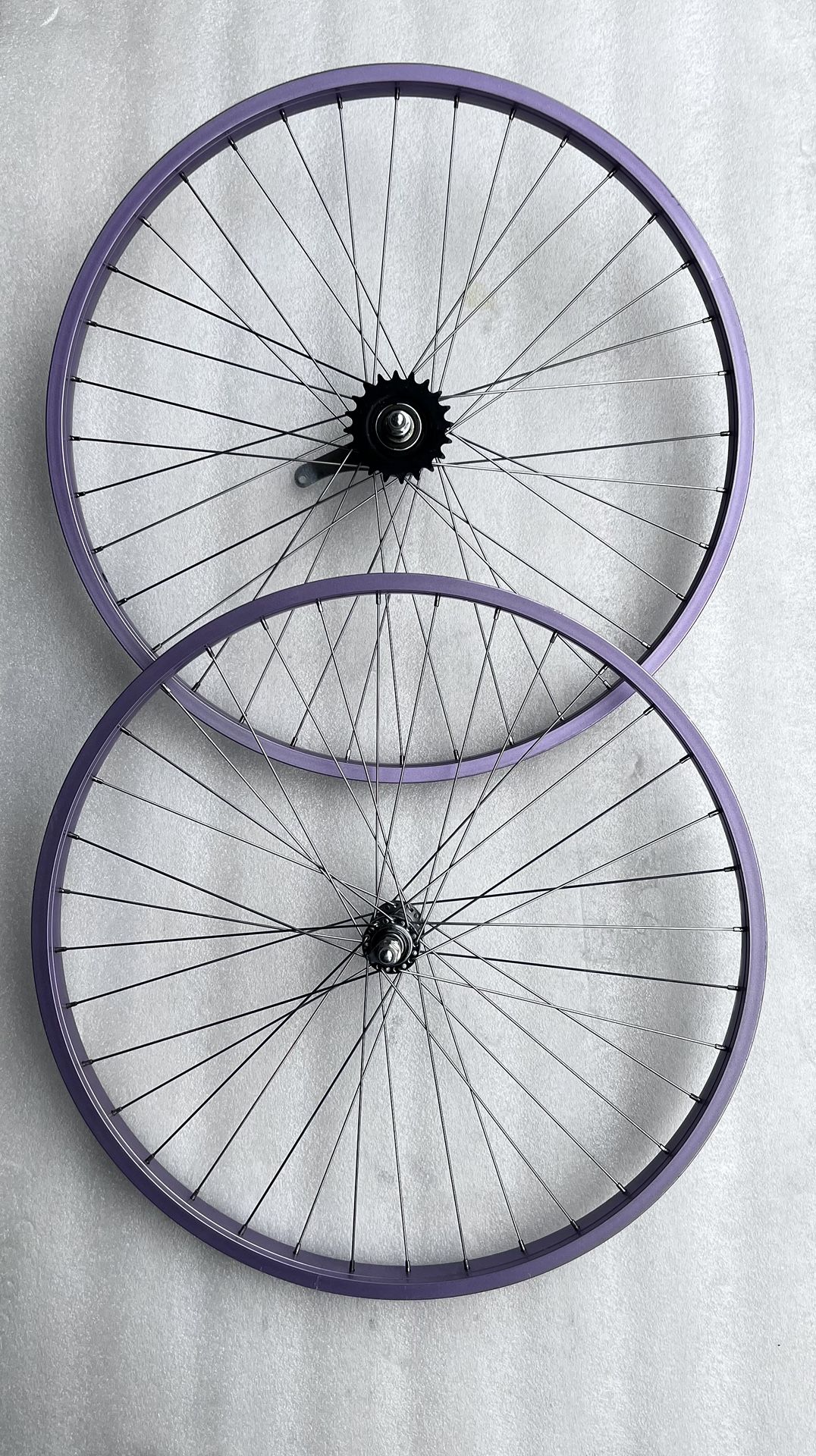 Brand New Beach Cruiser 26" Bikes 36 Lines Rims Close Out Purple Color ...