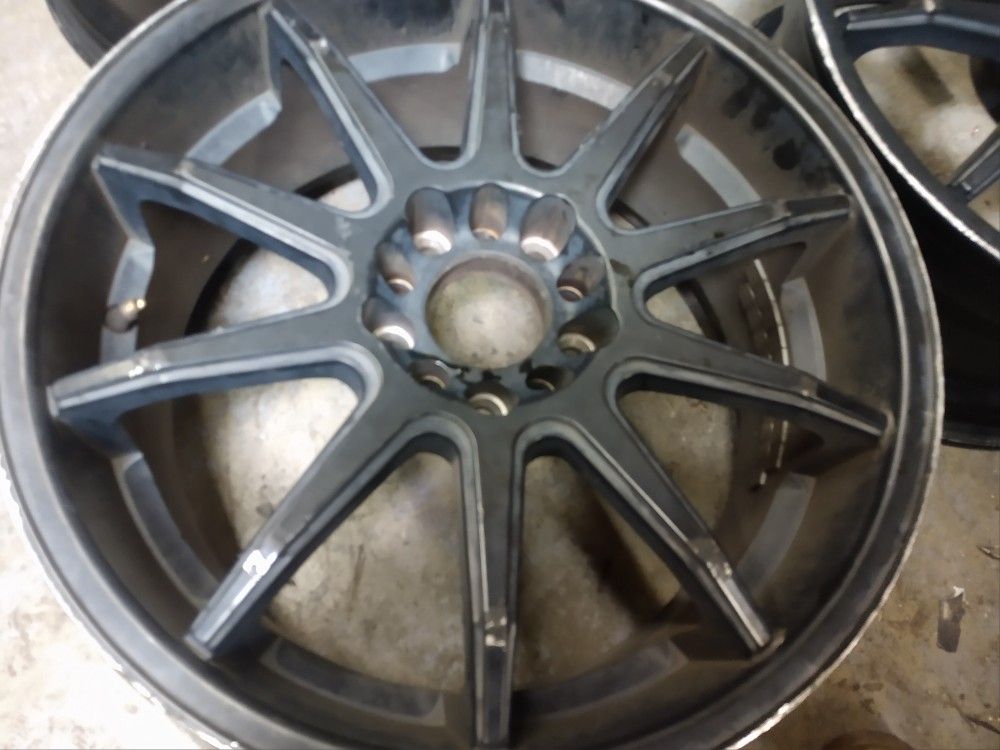 18 inch black matte rims 5 lug universal Toyota Ford for Sale in Los ...