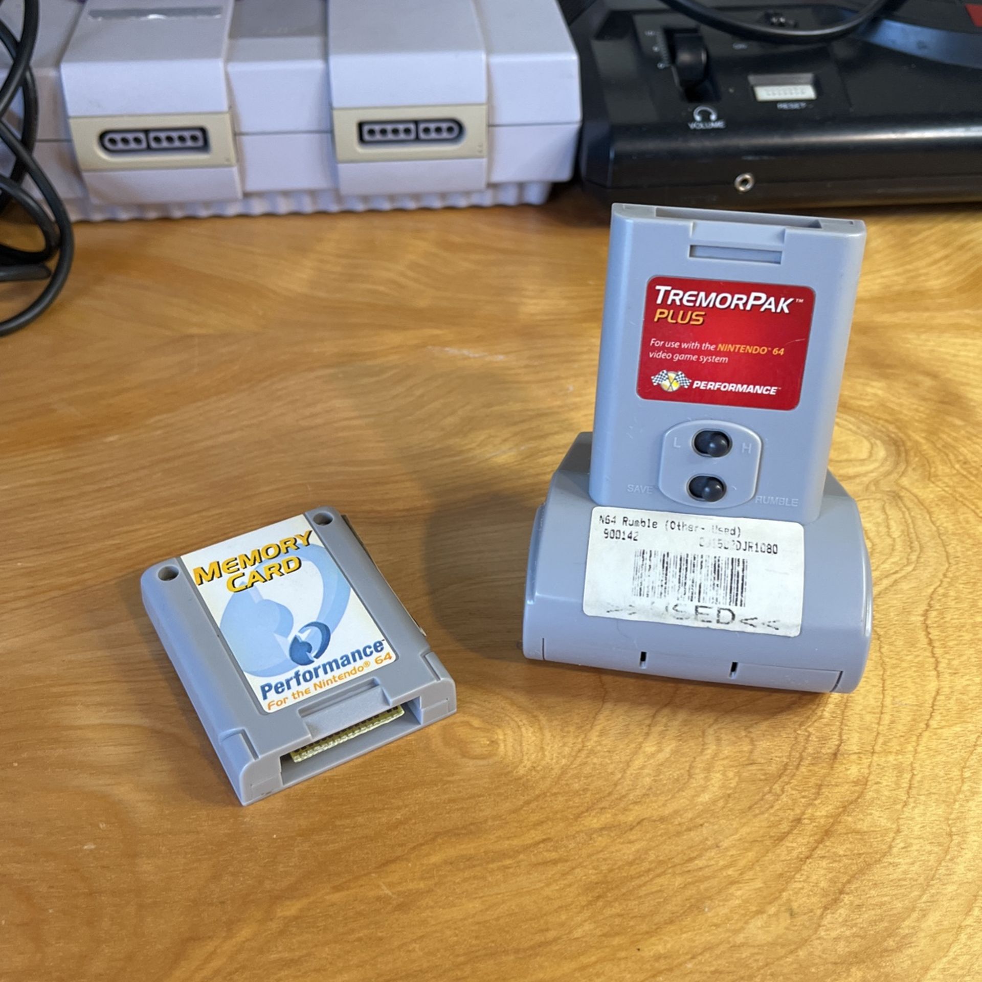 Nintendo 64 / N64 - Rumble Pak And Memory Pak for Sale in Edgewood, WA ...