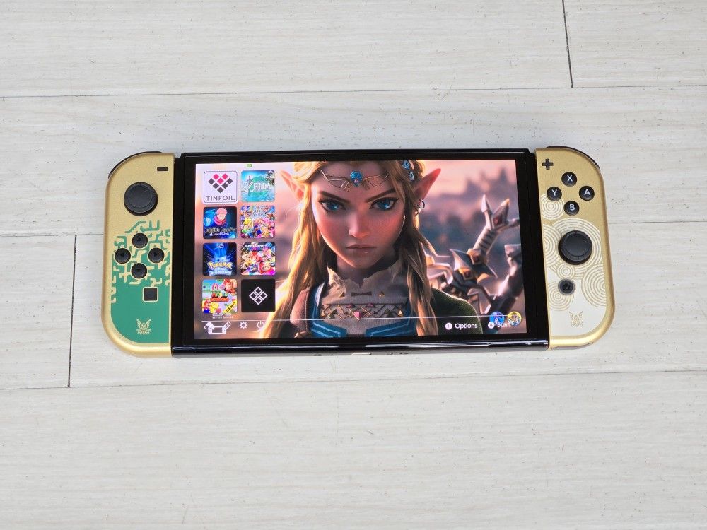 NINTENDO SWITCH OLED ZELDA *MODDED* UP TO 300 SWITCH GAME + 10000 ...
