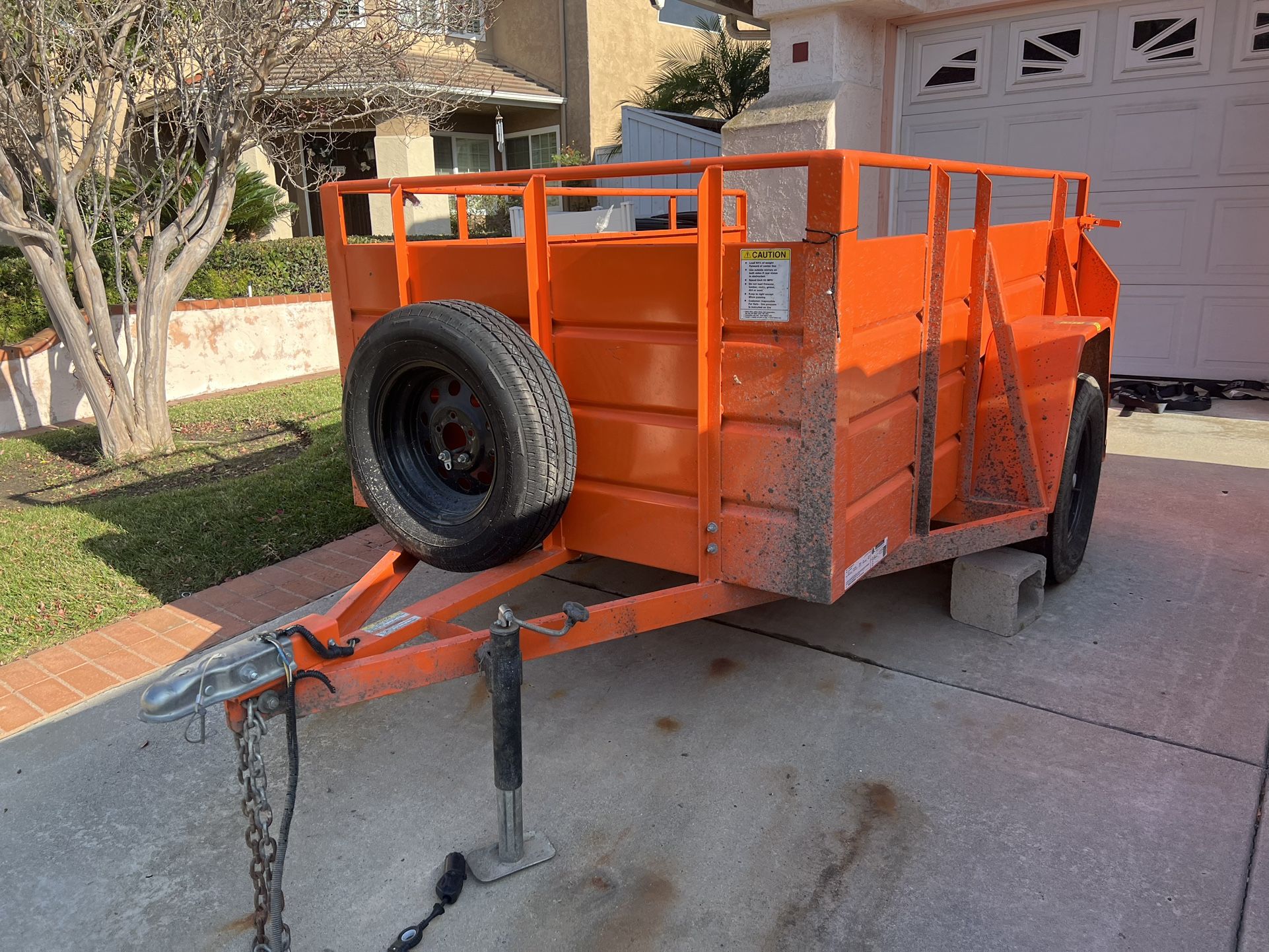 5x8 Near-New Heavy-Duty Utility Trailer - Title In Hand for Sale in ...