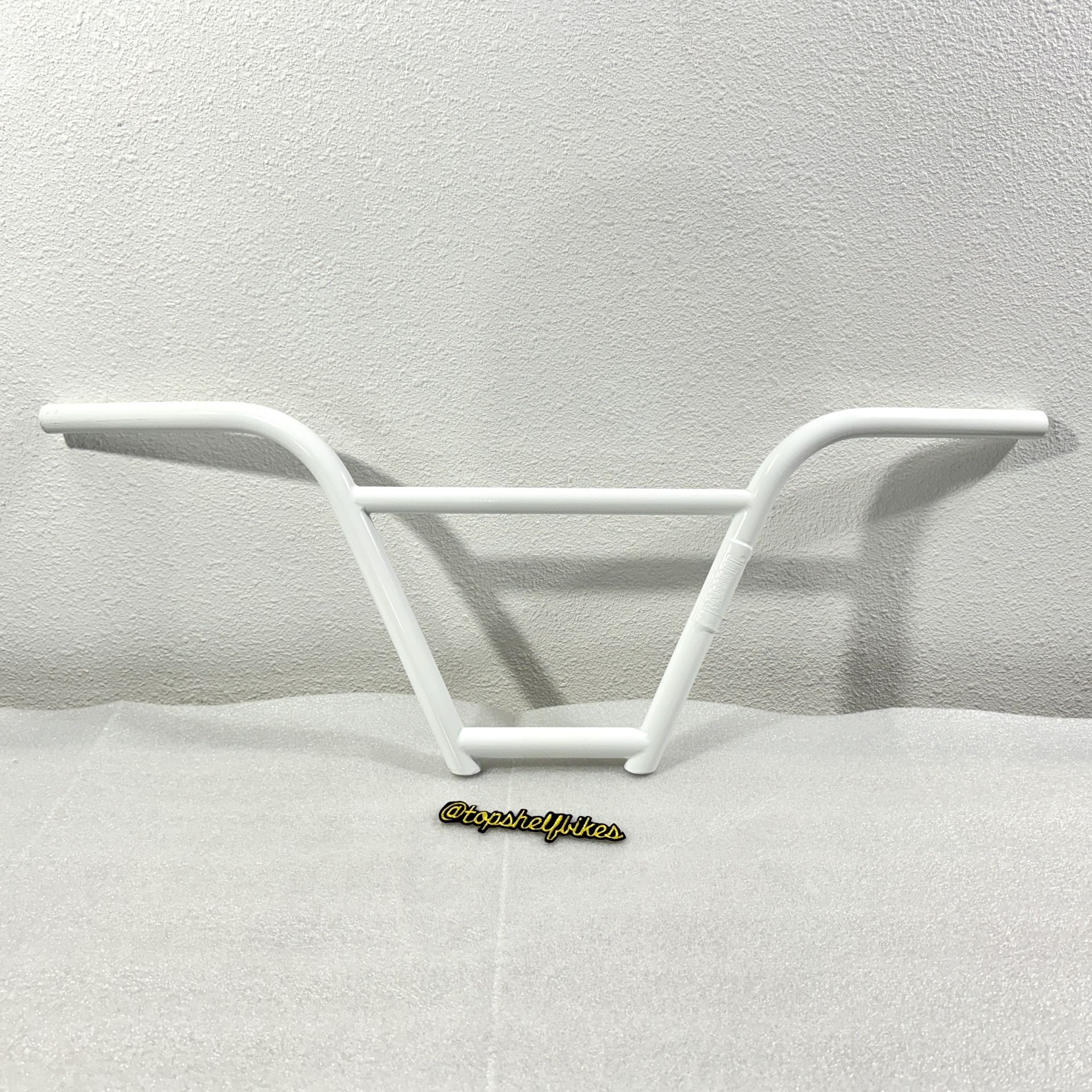 2021 BASSETT 4PC 30x9.50” WHITE BMX BARS HANDLEBARS technique patriot ...