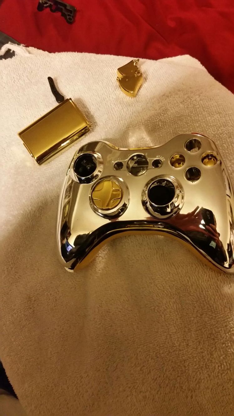 Xbox 360 Controller Gold Shell