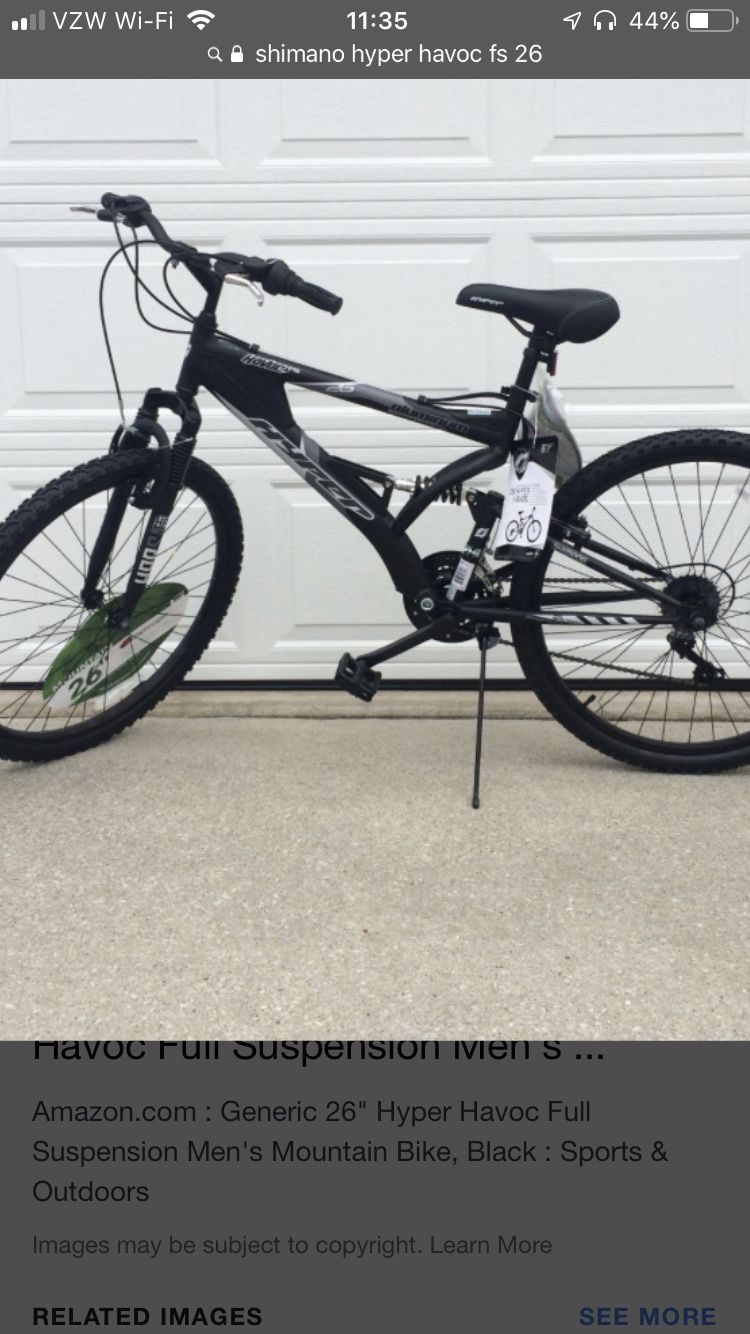 26” rim hyper havoc shimano equipped men’s mountain bike for Sale in ...