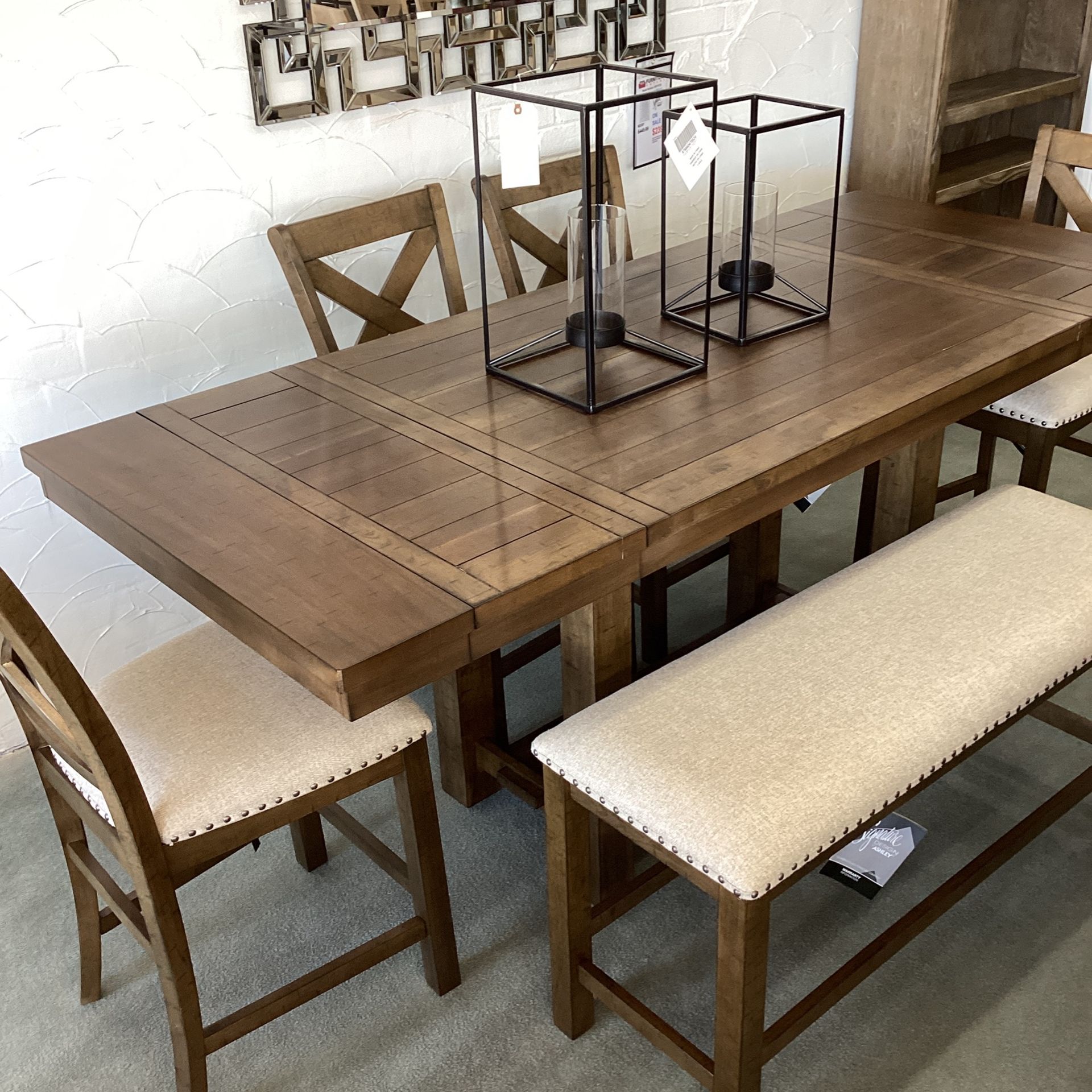 Moriville 6pc Rectangular Counter Table Set for Sale in Mesa, AZ - OfferUp