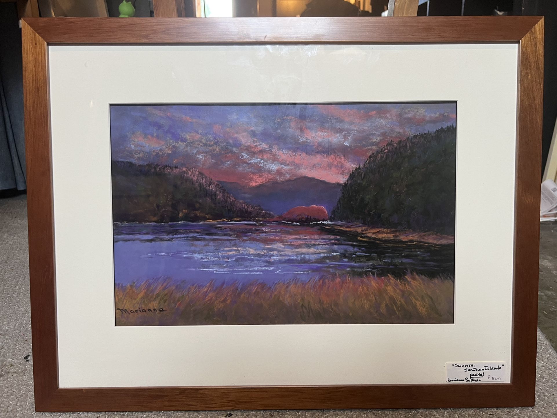 Marianna Sullivan San Juan Islands Pastel Original Artwork Framed PNW ...