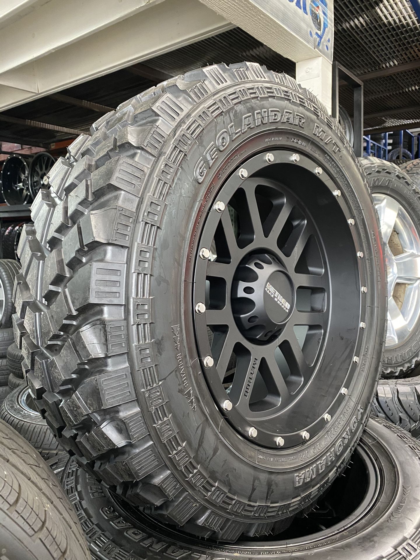 20x10 8x6.5 method wheels with 35125020 tires for Sale in Industry, CA ...