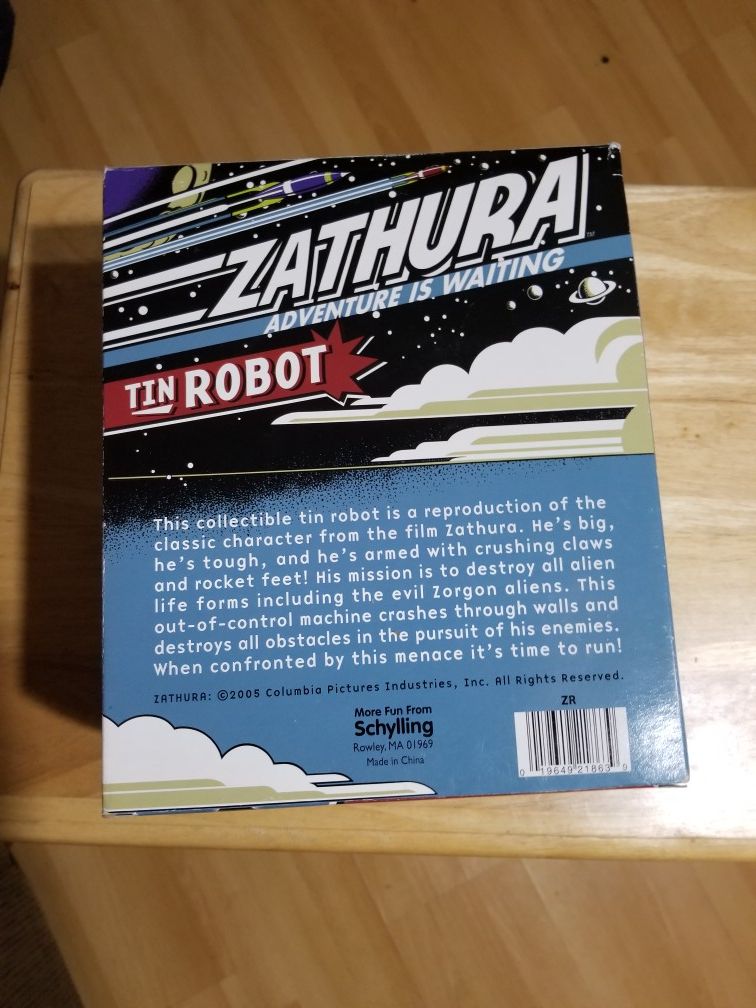 Zathura Robot Book