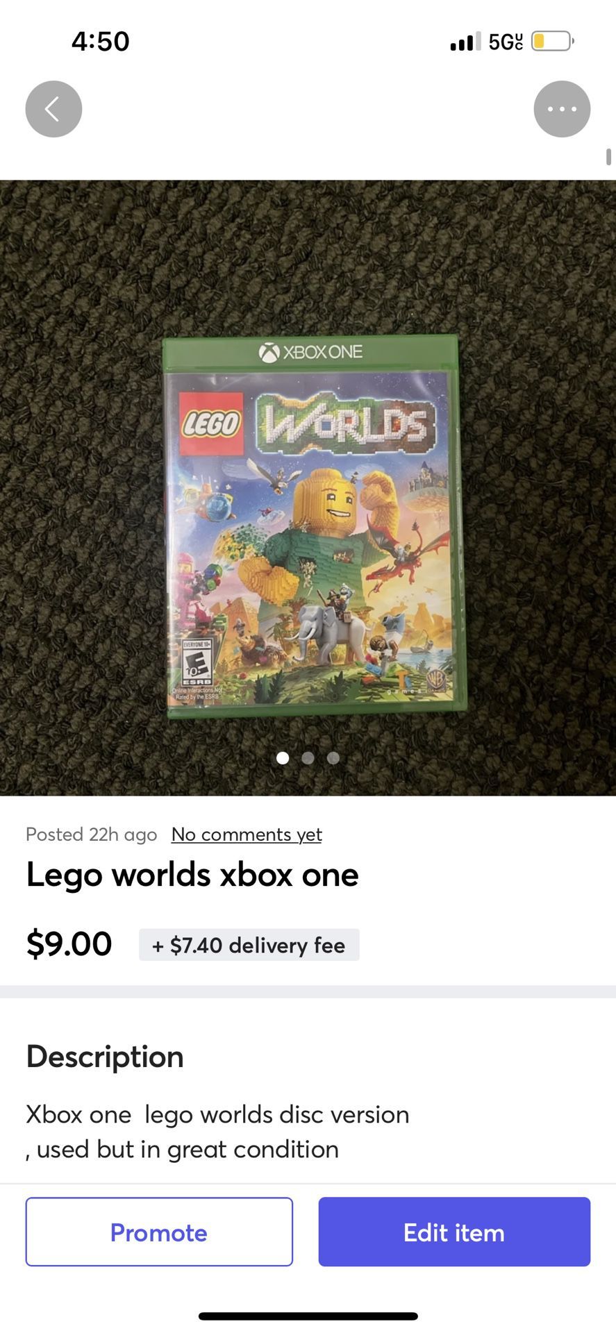 Lego Worlds Xbox 1 Disc Version for Sale in Bohemia, NY - OfferUp
