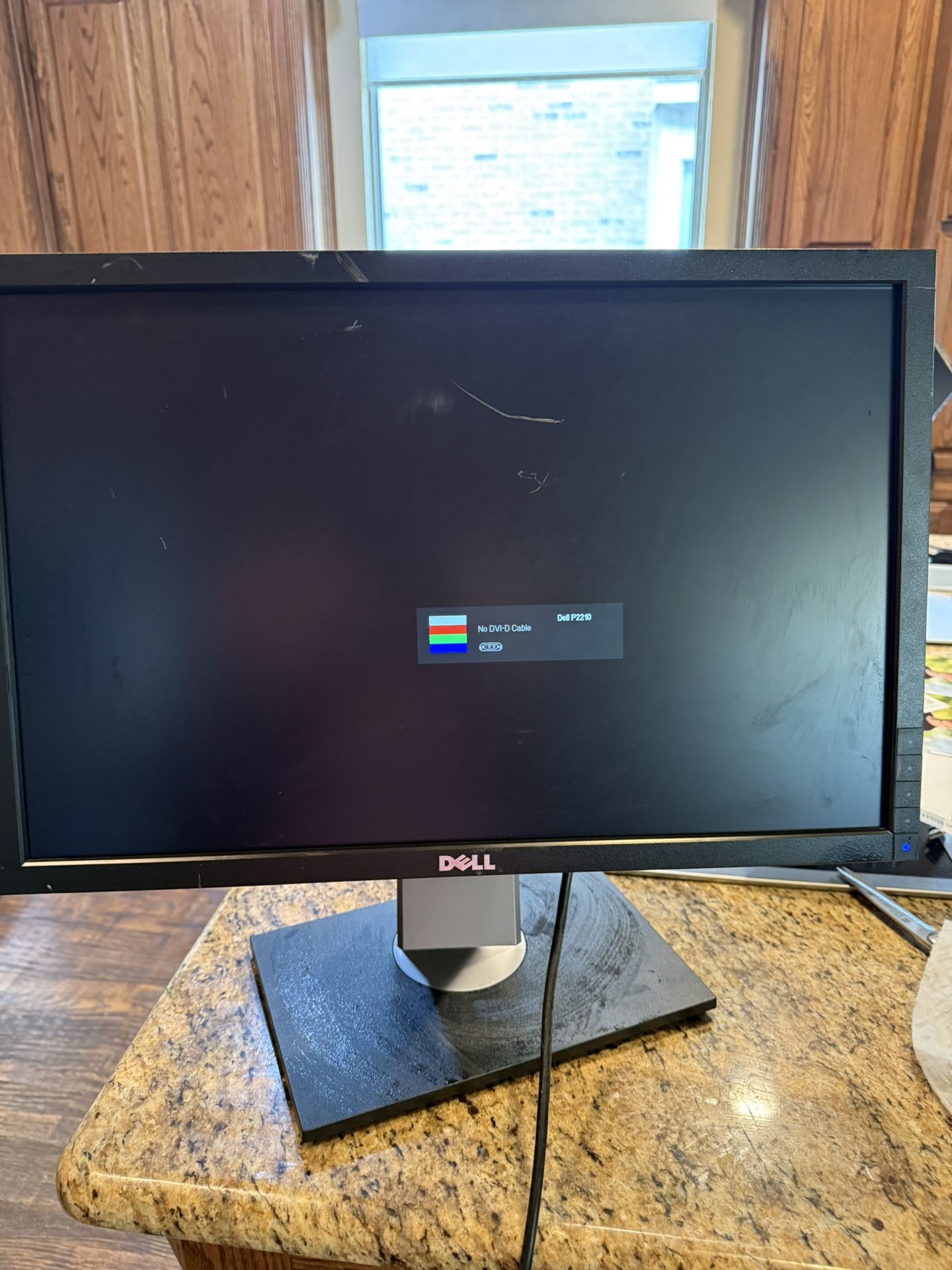 Dell P2210 22-inch widescreen LCD monitor and mount for Sale in Frisco ...