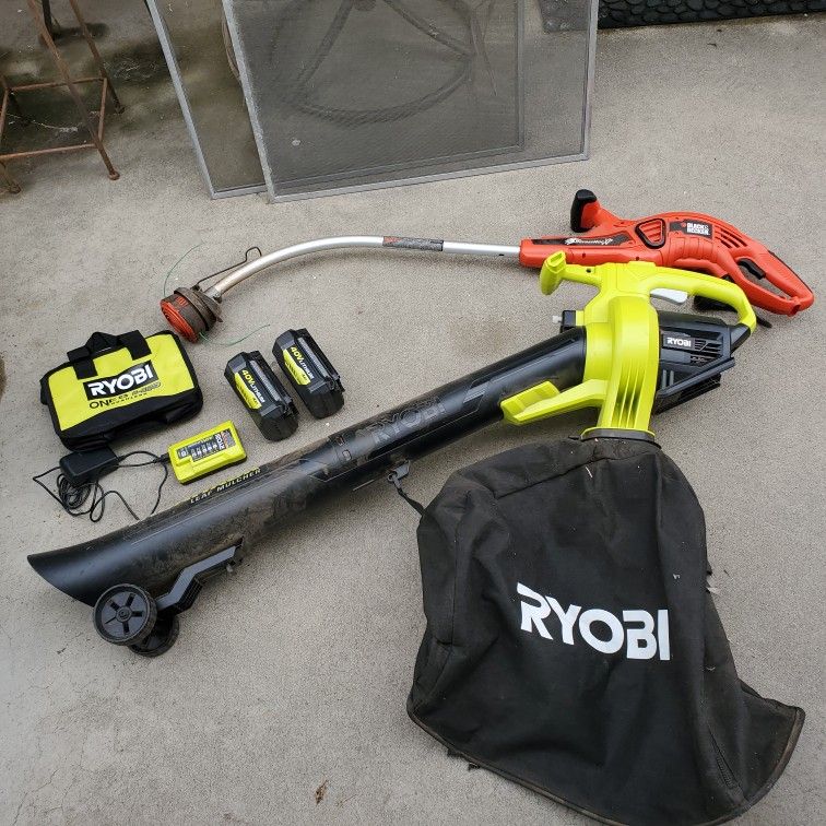 Ryobi Leaf Vacuum Mulcher for Sale in Oceanside, CA - OfferUp
