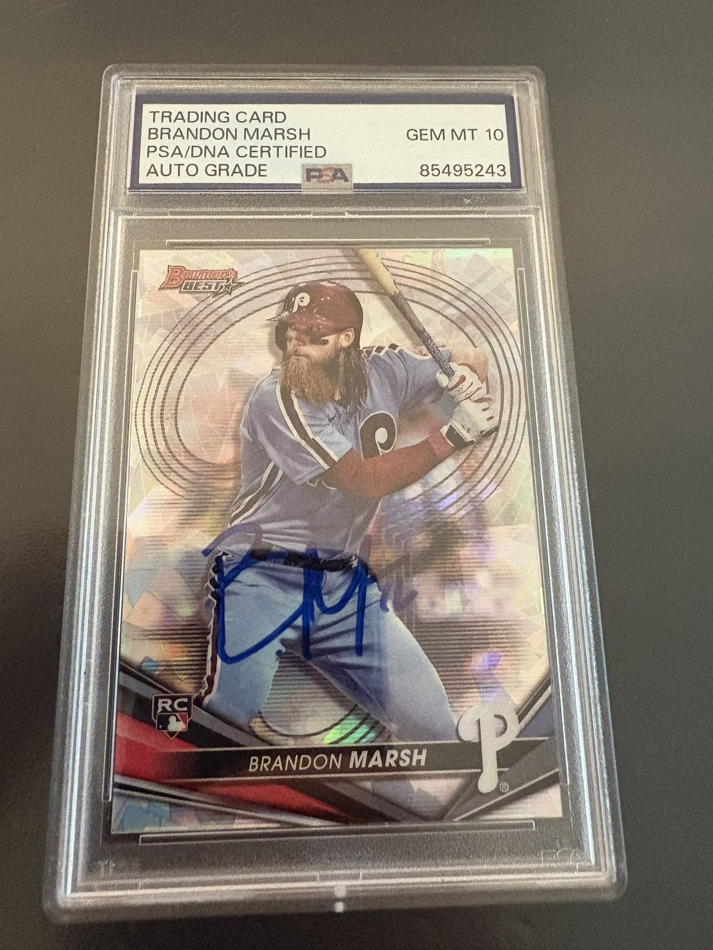 Brandon Marsh Signed PSA 10 Card for Sale in Philadelphia, PA - OfferUp