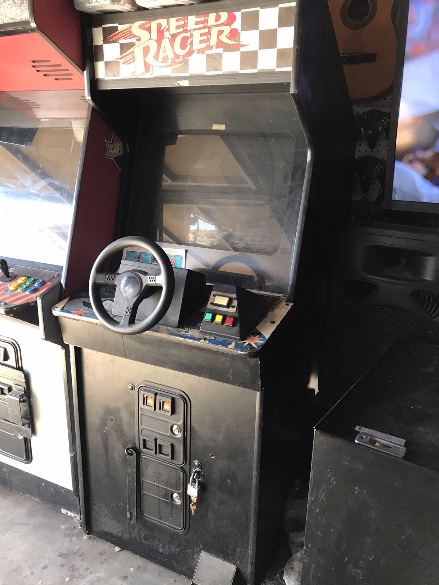 1995 Namco Speed Racer Upright Stand Up Arcade Cabinet for Sale in ...