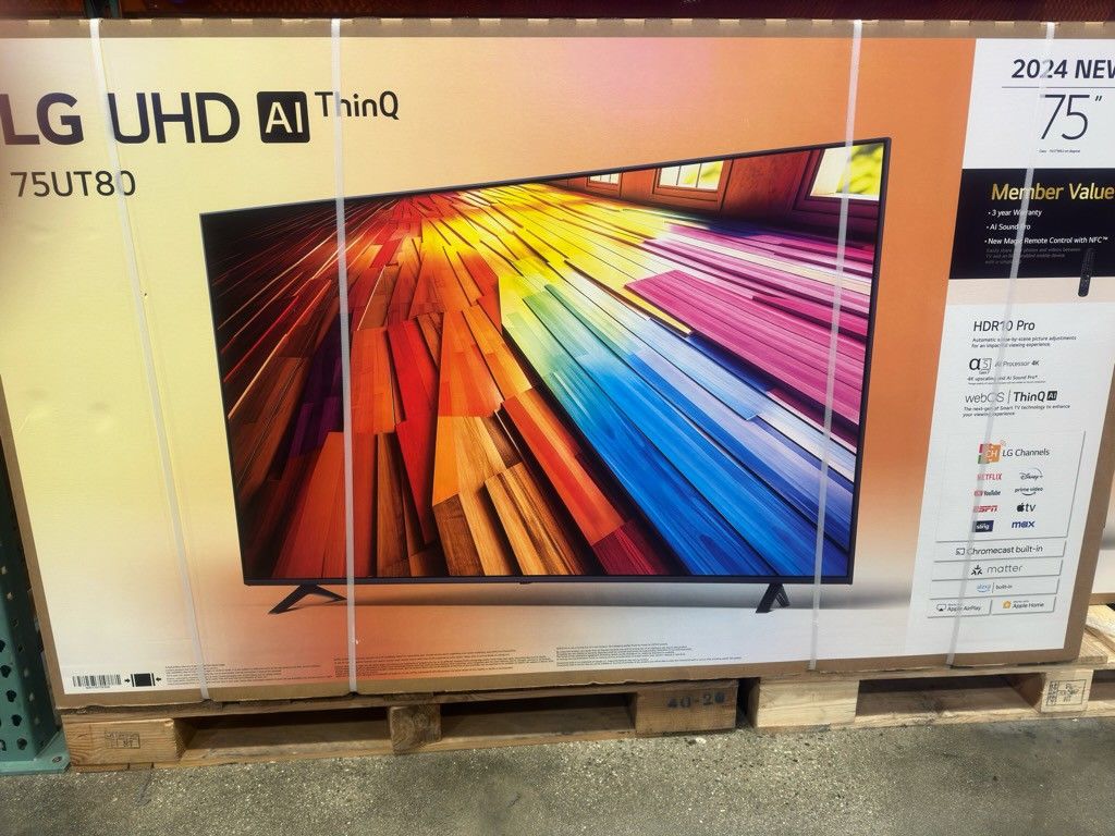 Best Deals. 75" Screen Led Smart 4k By LG ThinQ. 1 YEAR WARRANTY for ...