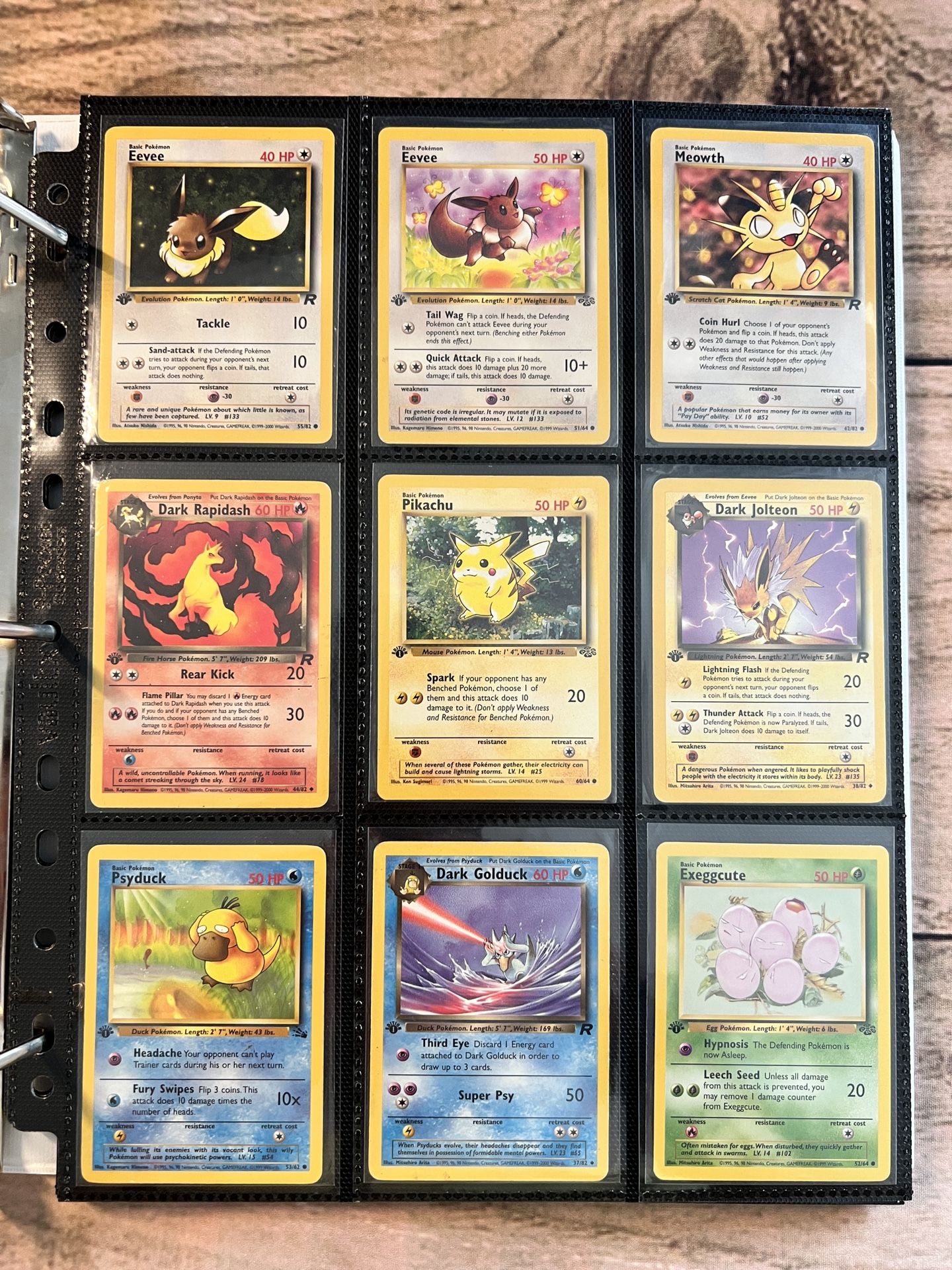 1st Edition Old Pokemon Cards VINTAGE Rare Collection Lot WOTC 1999 Era ...