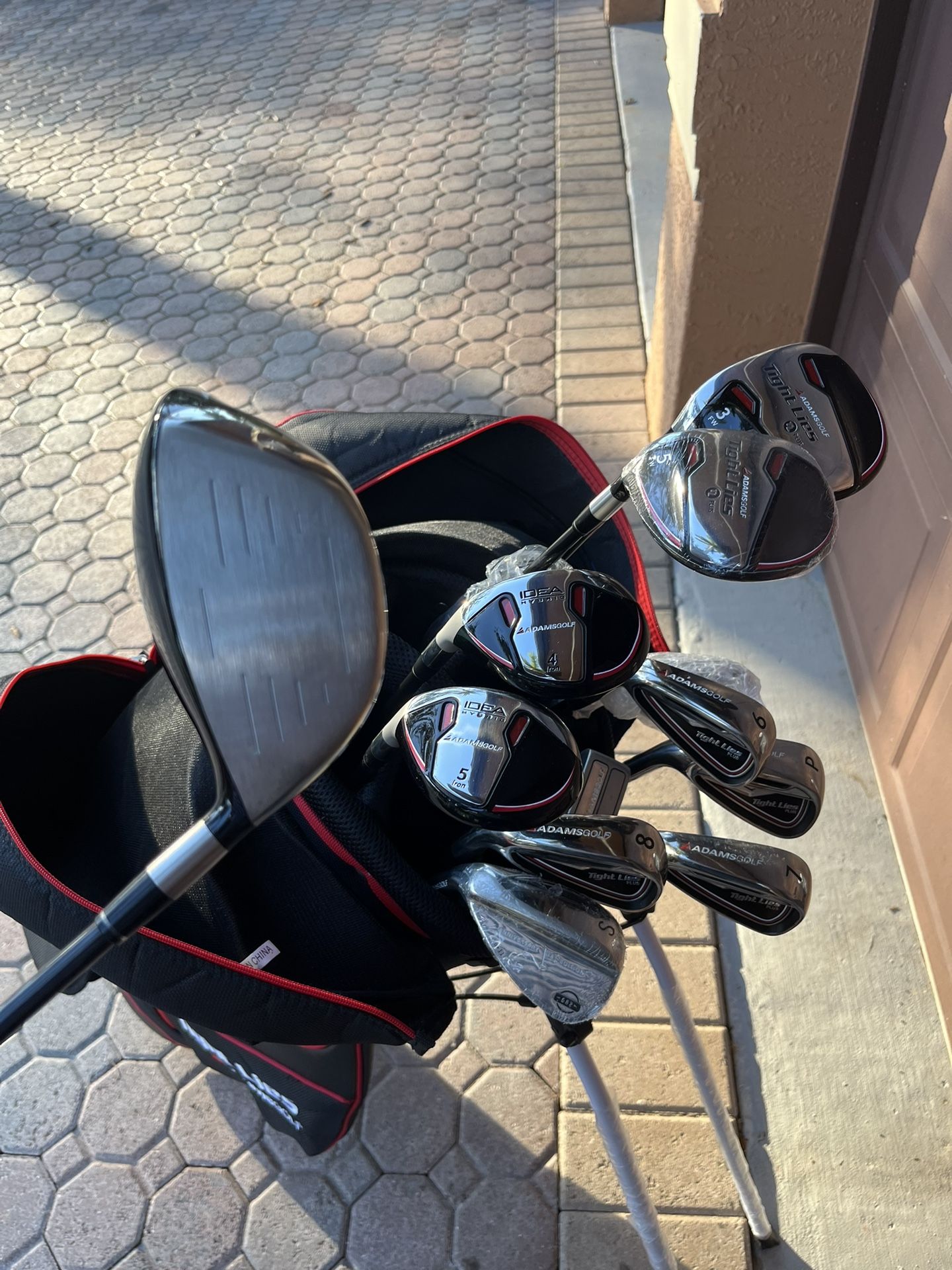 Adams Tight Lies Men’s Full Set Of Lefty Golf Clubs And Bag for Sale in ...