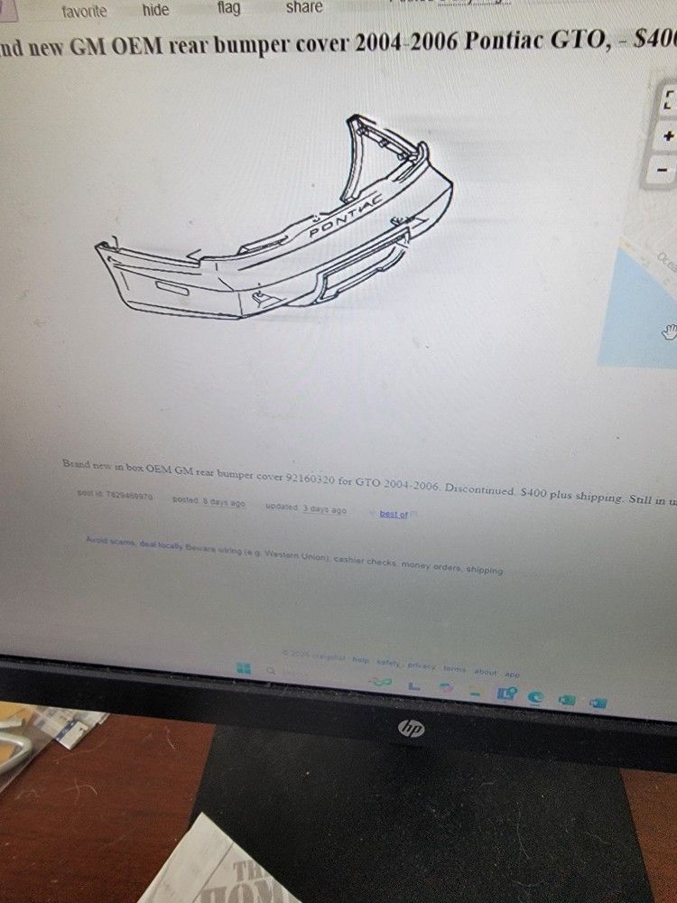 04-06 Pontiac GTO body parts for sale, all brand new for Sale in Santa ...