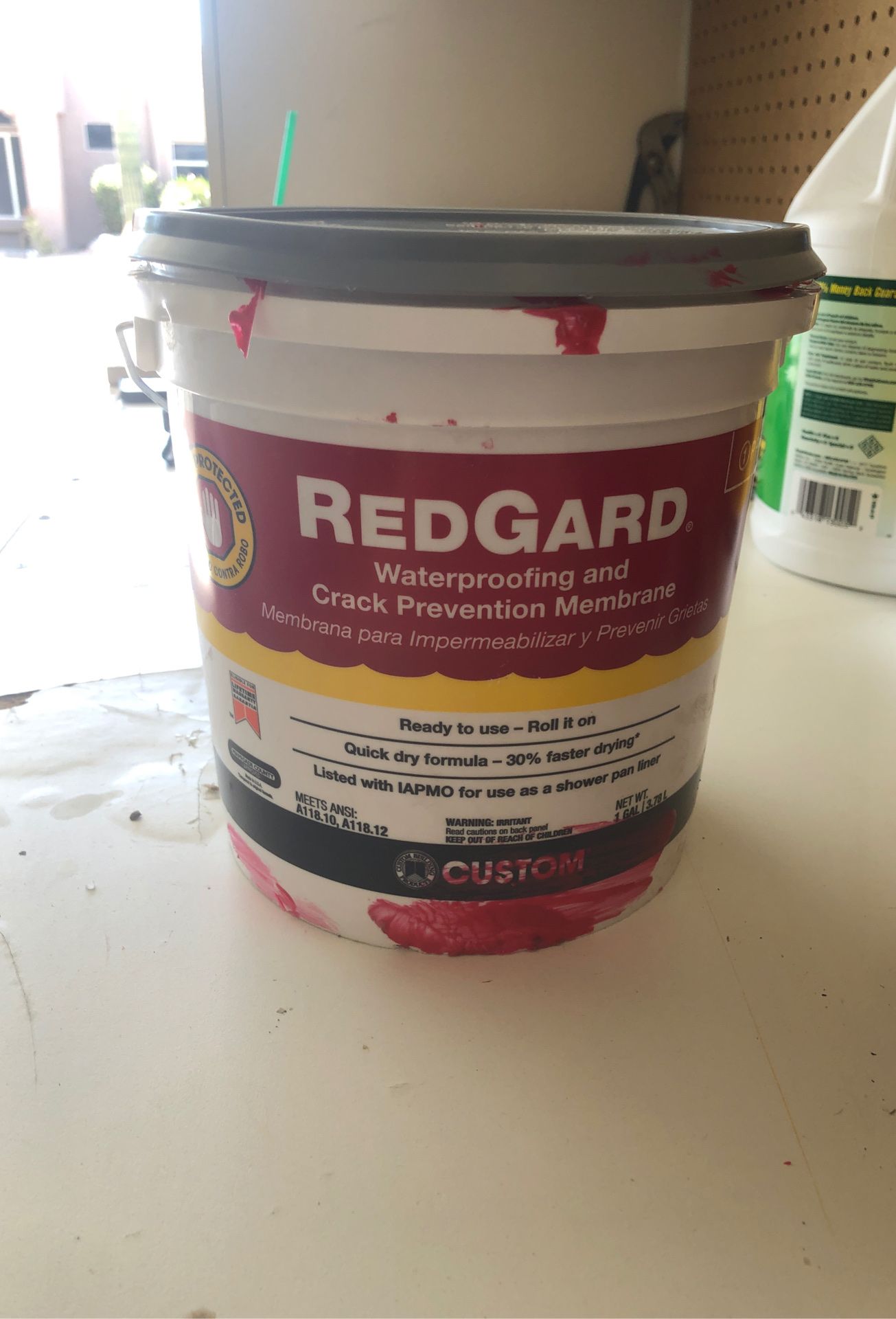 RedGard - waterproofing and crack prevention membrane for Sale in ...