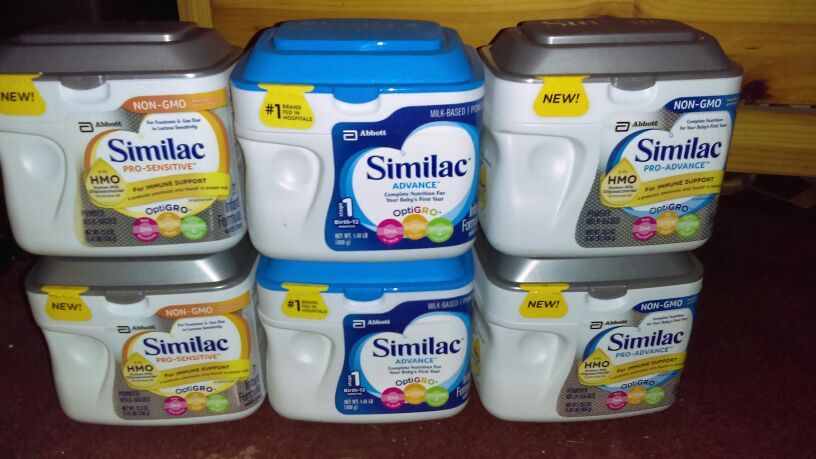 Similac advanced prove sensitive and pro advance. Enfamil refill box ...