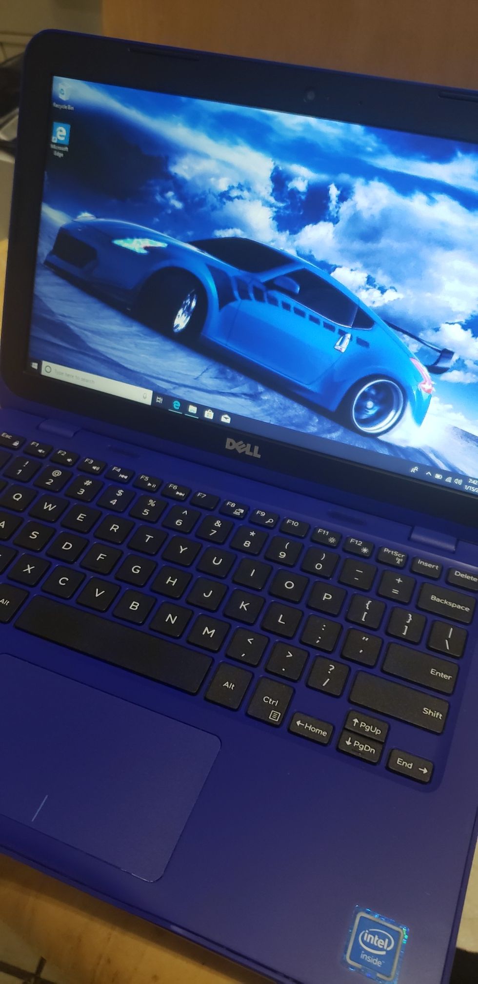 DELL BLUE LAPTOP 12" FAST 4GB RAM 32GB SSD WINDOWS 10 OFFICE 2019 ...