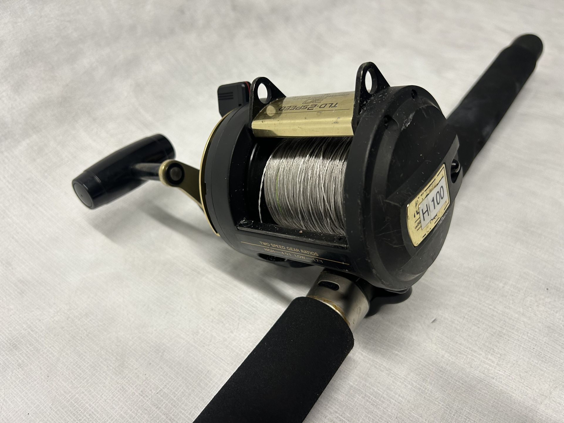 Shimano TLD 30 Two-speed Reel With Custom Heavy Rod for Sale in Newport ...