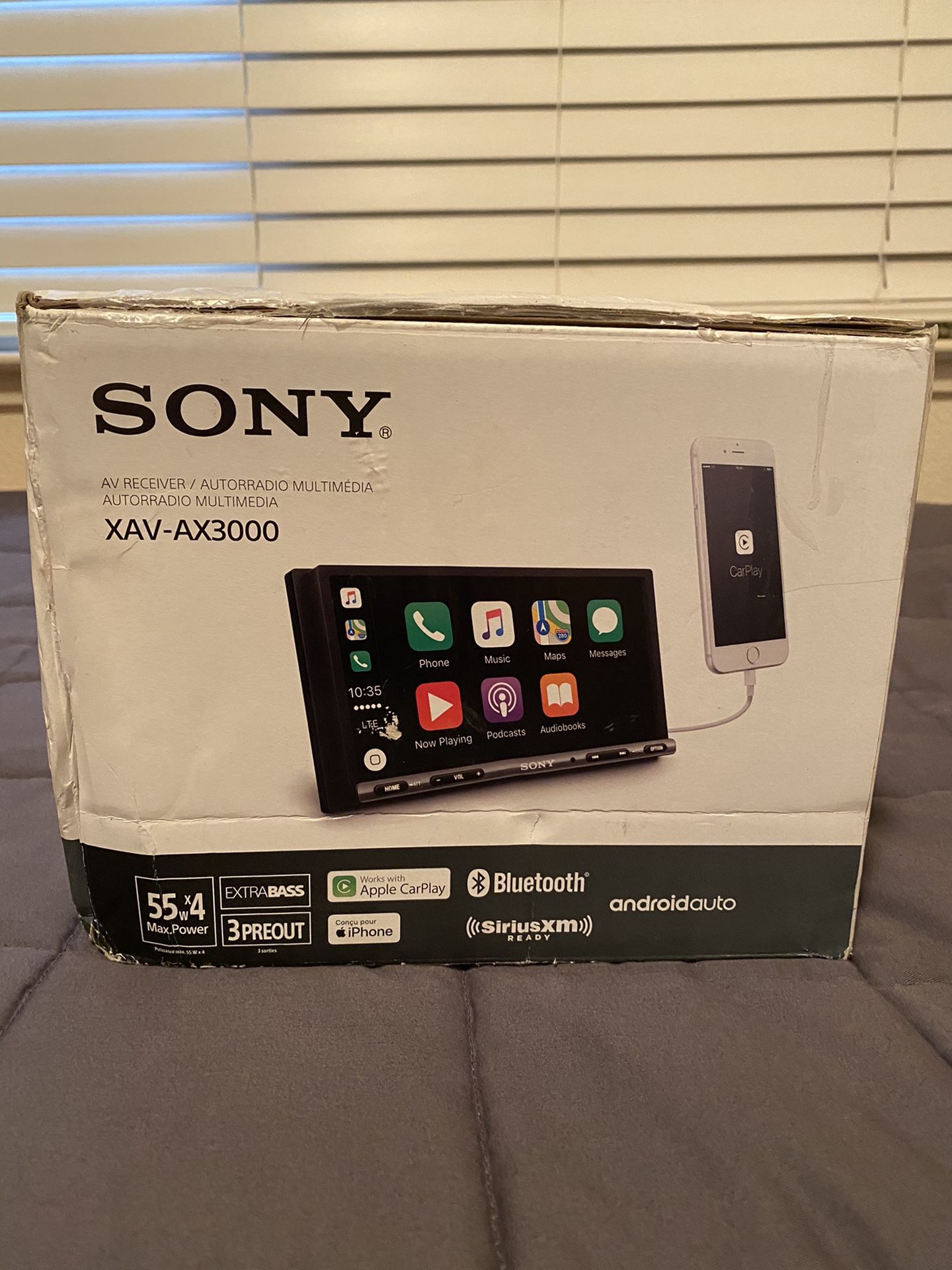 Sony XAV-AX3000, Car AV Receiver, Car Radio, In-dash Multimedia & Apple ...