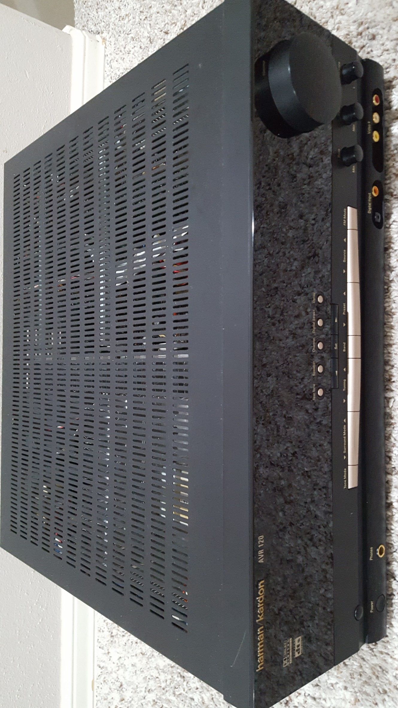 HARMAN KARDON AVR-120 *MINT* 5.1CHANNEL SURROUND SOUND RECEIVER for ...