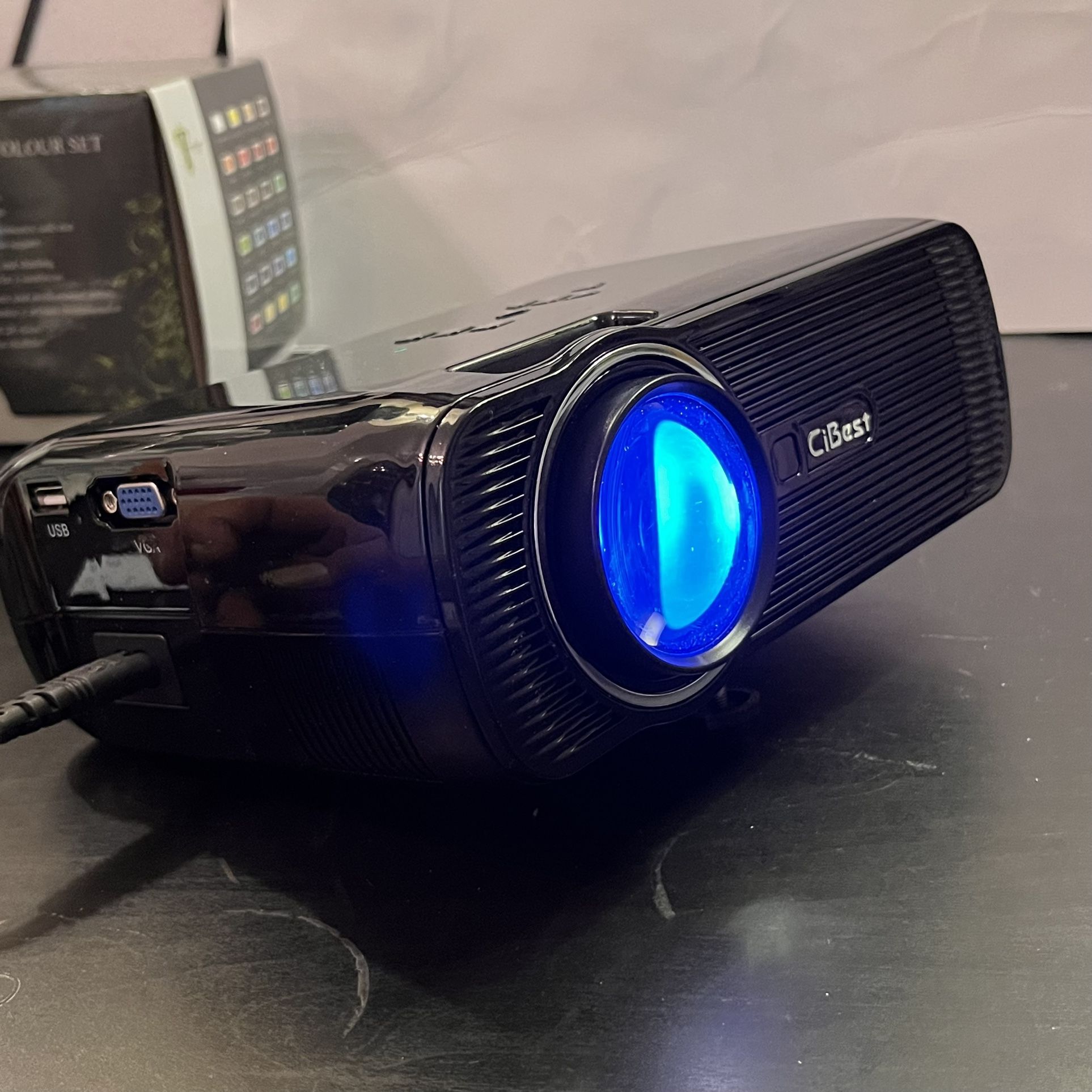 CiBest Projector Mini LED With Full Option HDMI, AVG, SD, USB, Or Cable ...