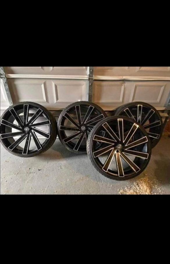 24 Gima Nexus Rims Wheels 5x120 W Tires for Sale in Chicago, IL - OfferUp