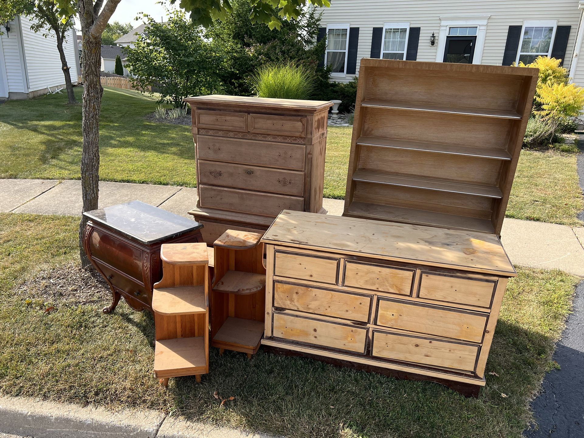 FREE at the curb: Solid Wood Project Pieces for Sale in Wauconda, IL ...