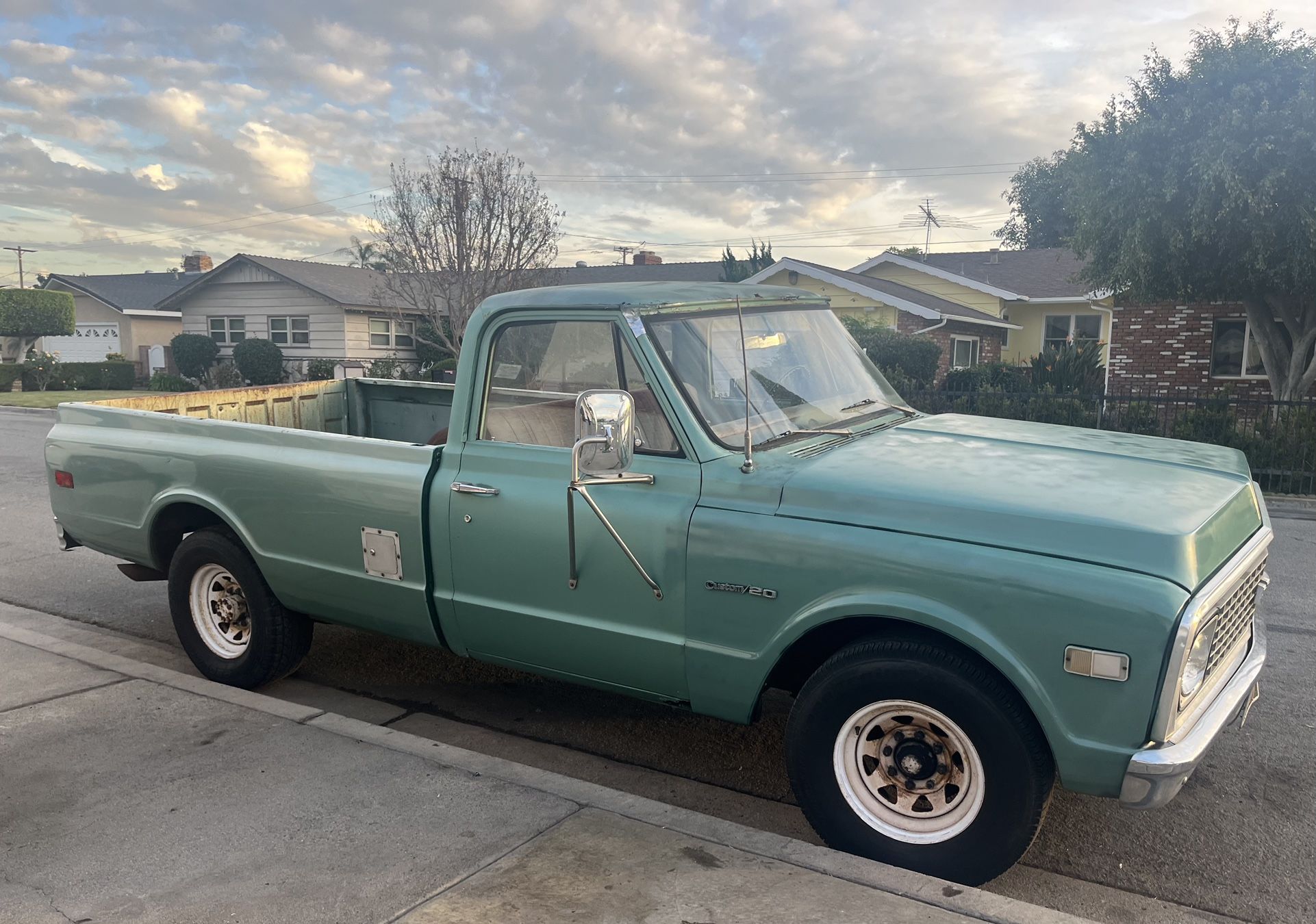 1971 Custom 20 Chevy C20 Longbed Truck 350 Automatic 3/4 8 Lug for Sale ...